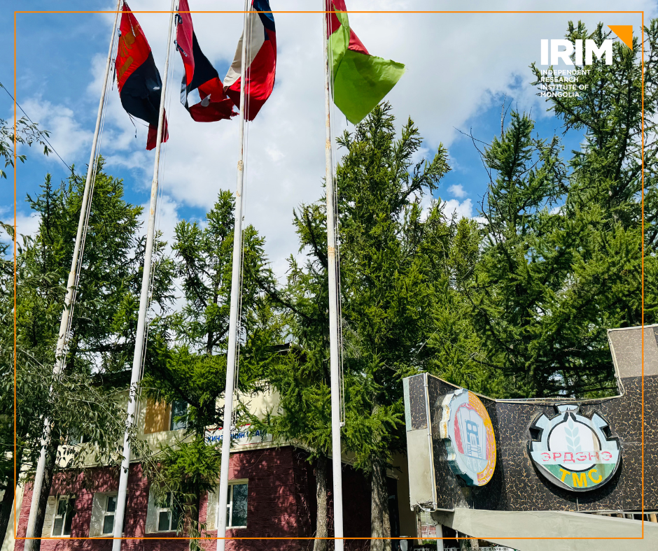 Arrived from a field work at the Polytechnic College in Erdene soum, Tuv province